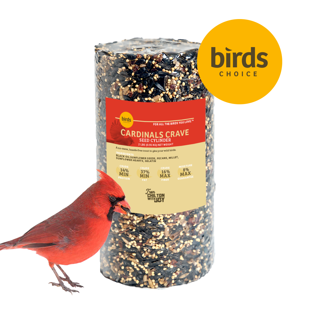 Cardinals Crave Seed Cylinder - Small – Birds Choice