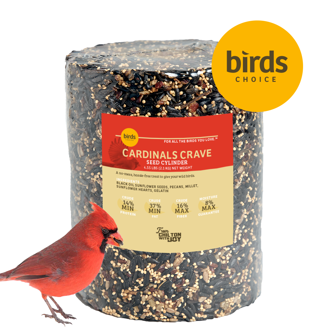 Cardinals Crave Seed Cylinder - Large – Birds Choice