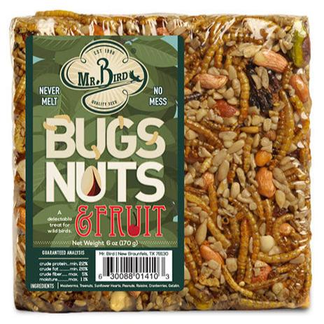 Mr. Bird Bugs, Nuts, & Fruit Cake – Small – Birds Choice